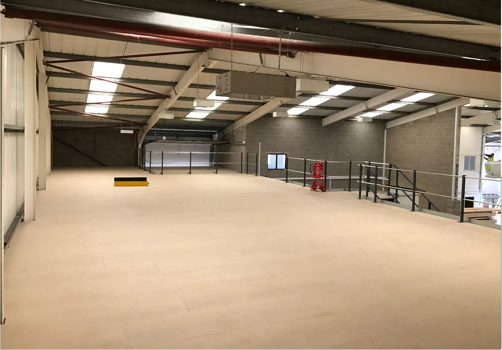 Large Steel Partitioning Installation to Split Warehouse Space - ACI