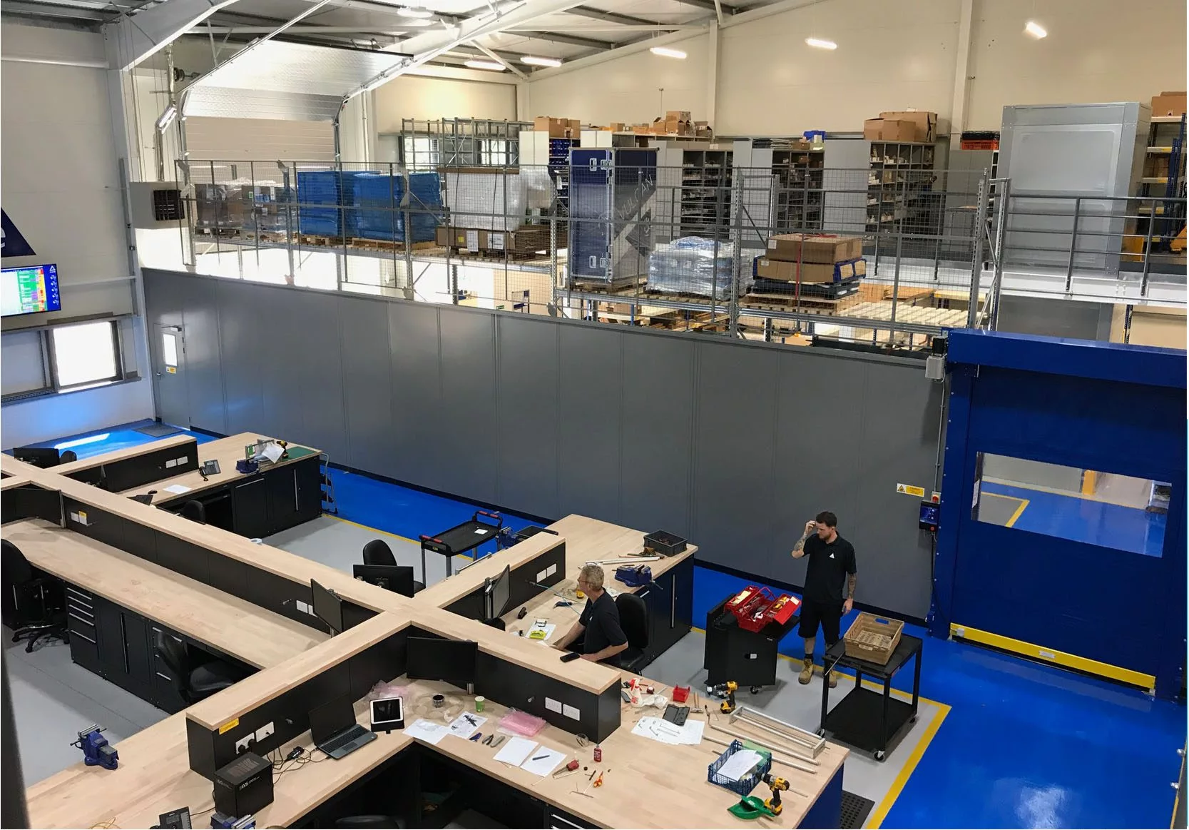 Steel Partitioning, Mesh Caging, Shelving and Pallet Racking ...