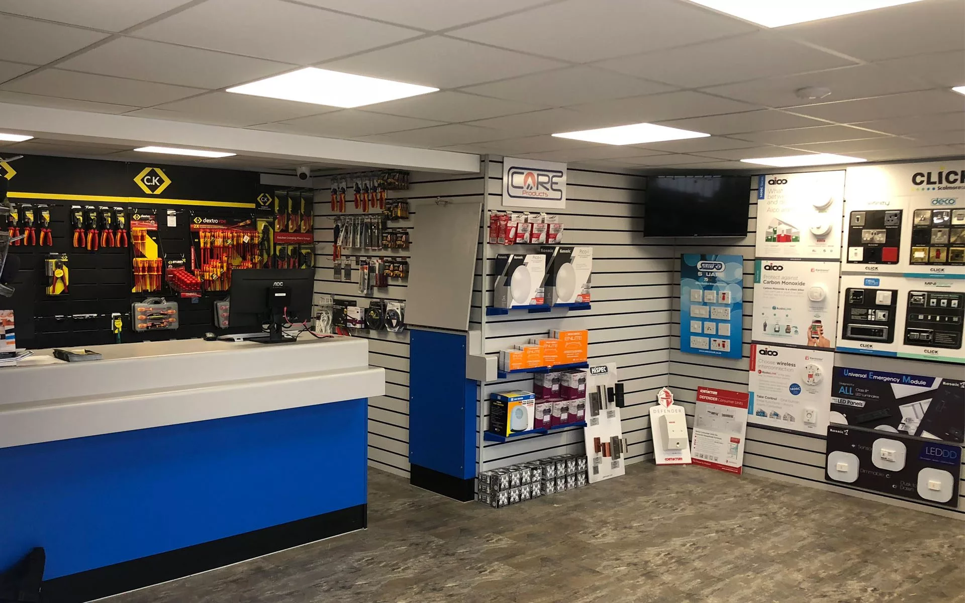Trade Counter Refurbishment for Large Electrical Distributor - ACI
